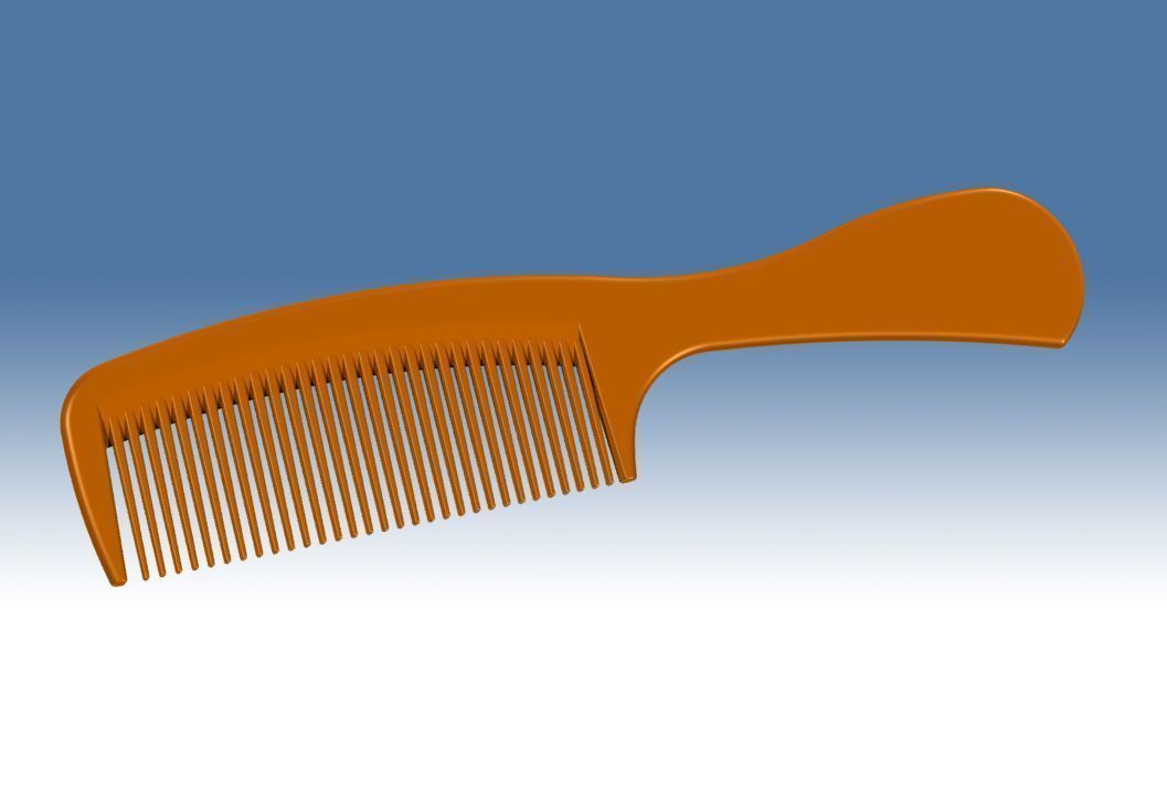 Comb Simple best design 3D model 3D printable | CGTrader