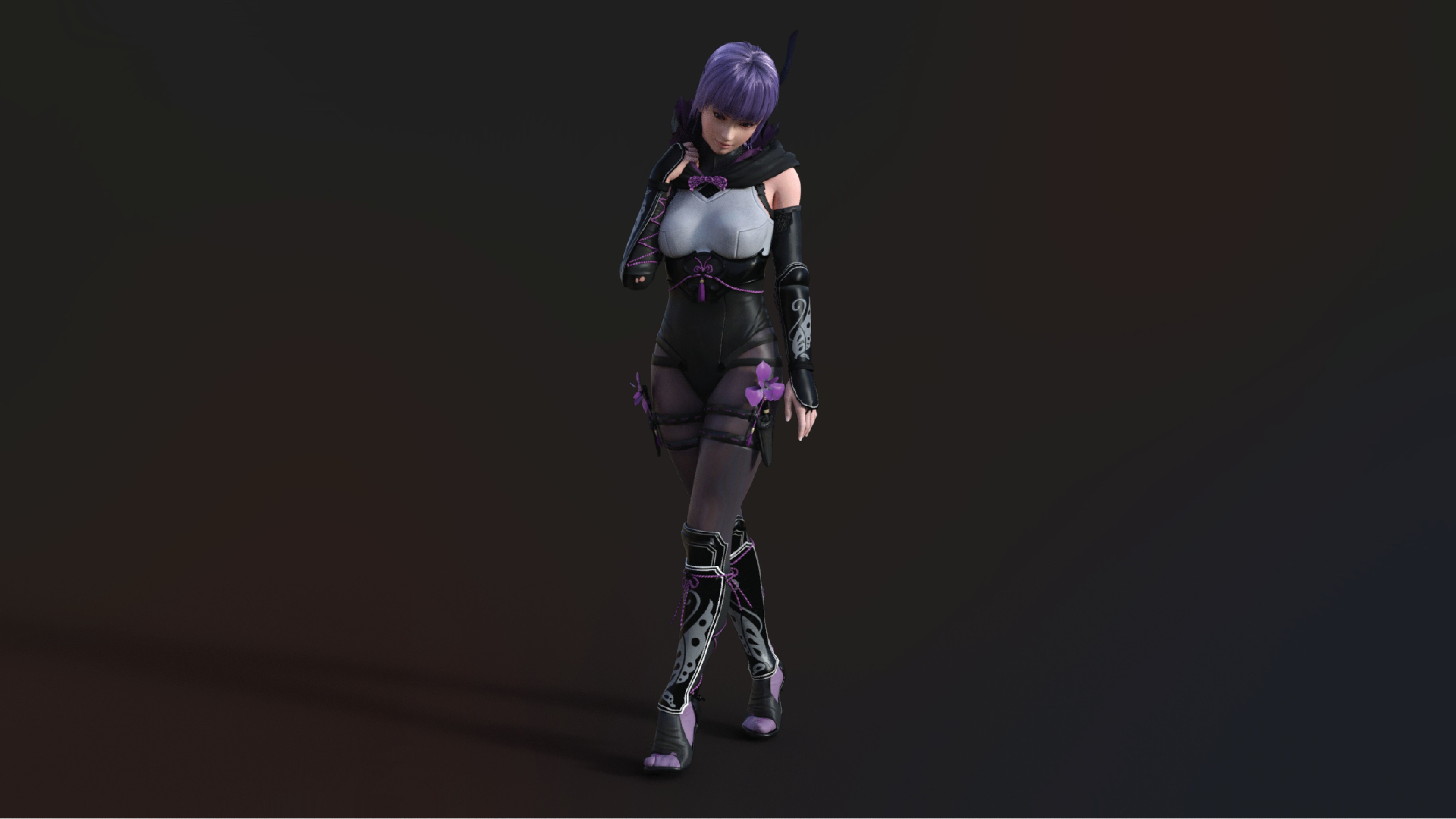 3D model Ayane - Game Ready VR / AR / low-poly | CGTrader