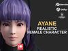 3D model Ayane - Game Ready VR / AR / low-poly | CGTrader