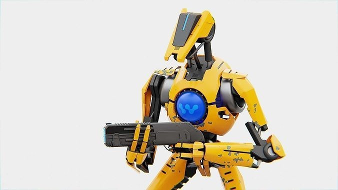 BATTLE DROID RX-3000 RIGGED 3D model rigged | CGTrader