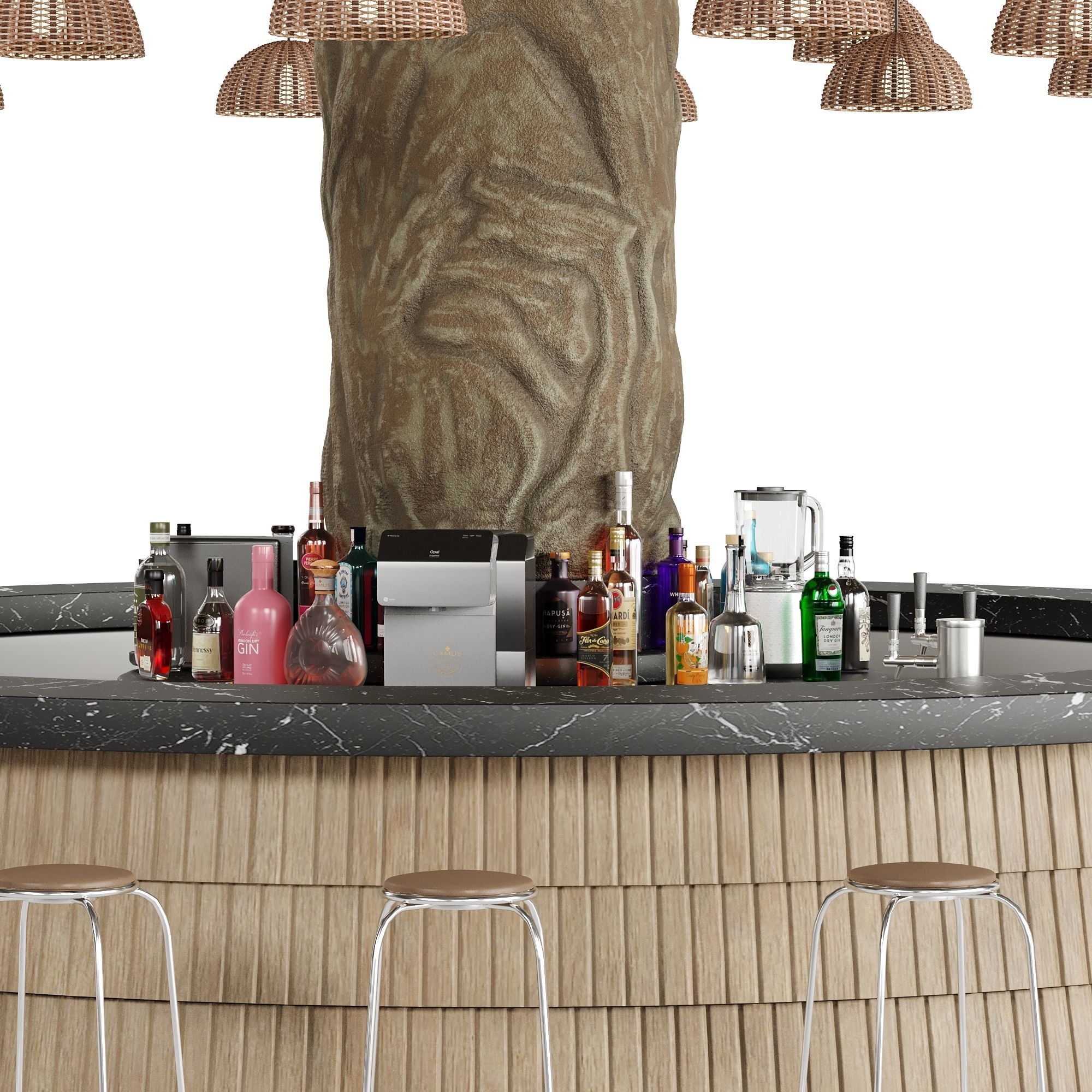 Bar 15 Exterior Bar 3D model | CGTrader