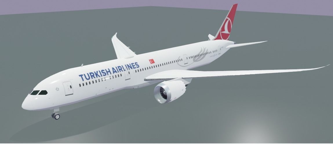 3D model Boeing 787-9 dreamliner Multi livery pack 5 liveries VR / AR ...