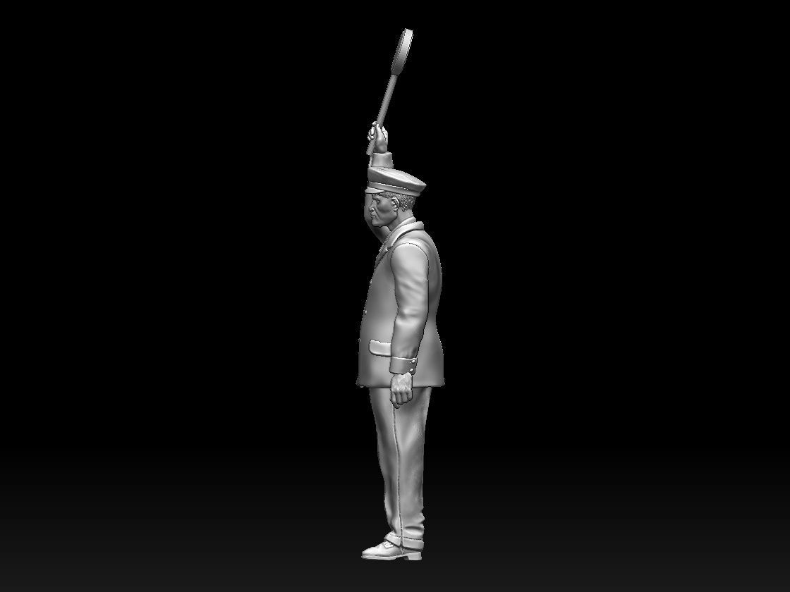 staff railroad 3D model 3D printable | CGTrader
