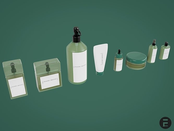 Cosmetic Mockup 3D model | CGTrader