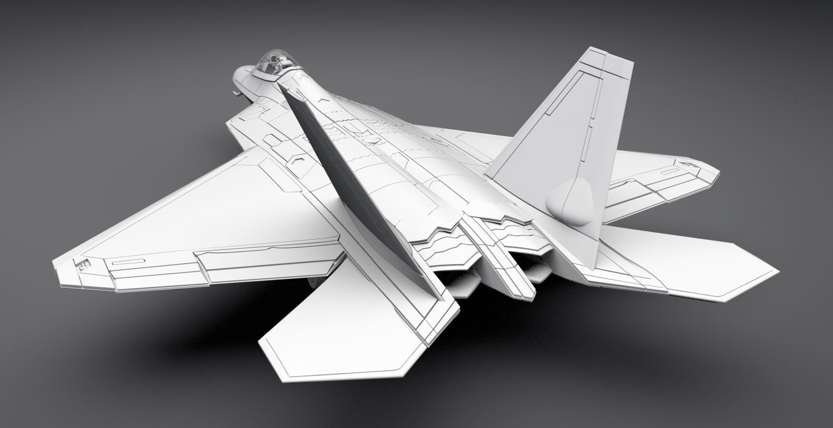 f22 Raptor Scale model 3D model 3D printable | CGTrader