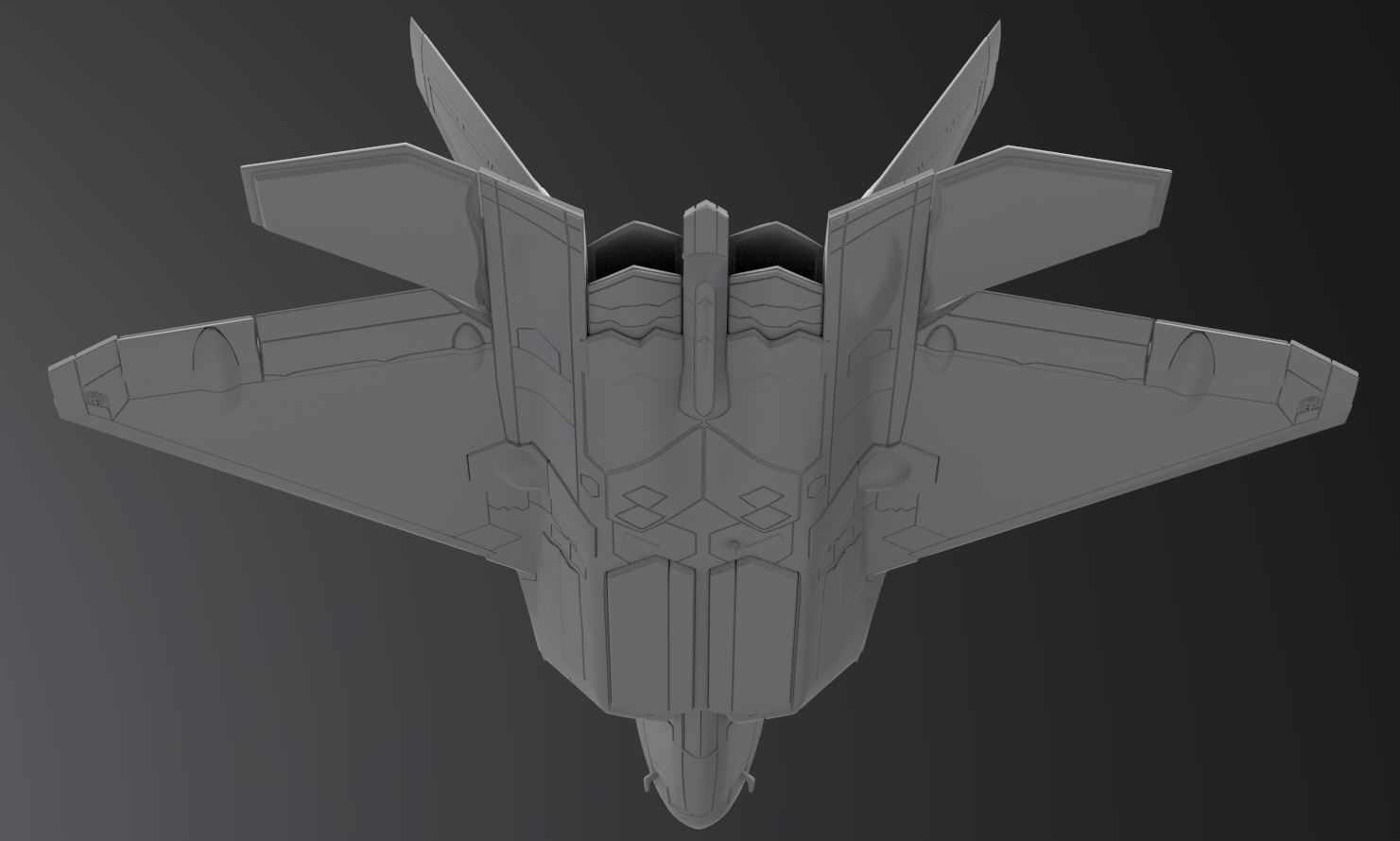 f22 Raptor Scale model 3D model 3D printable | CGTrader