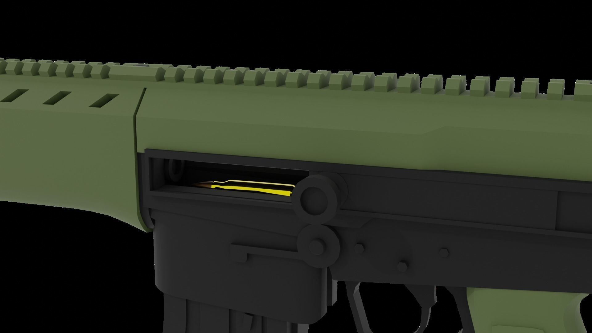 3D model IMBEL IA2 low poly VR / AR / low-poly | CGTrader