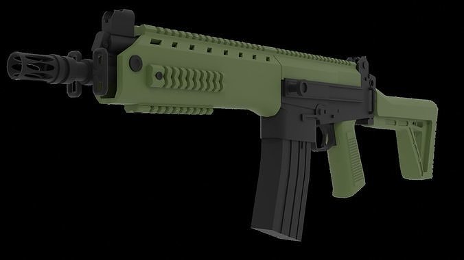 3D model IMBEL IA2 low poly VR / AR / low-poly | CGTrader