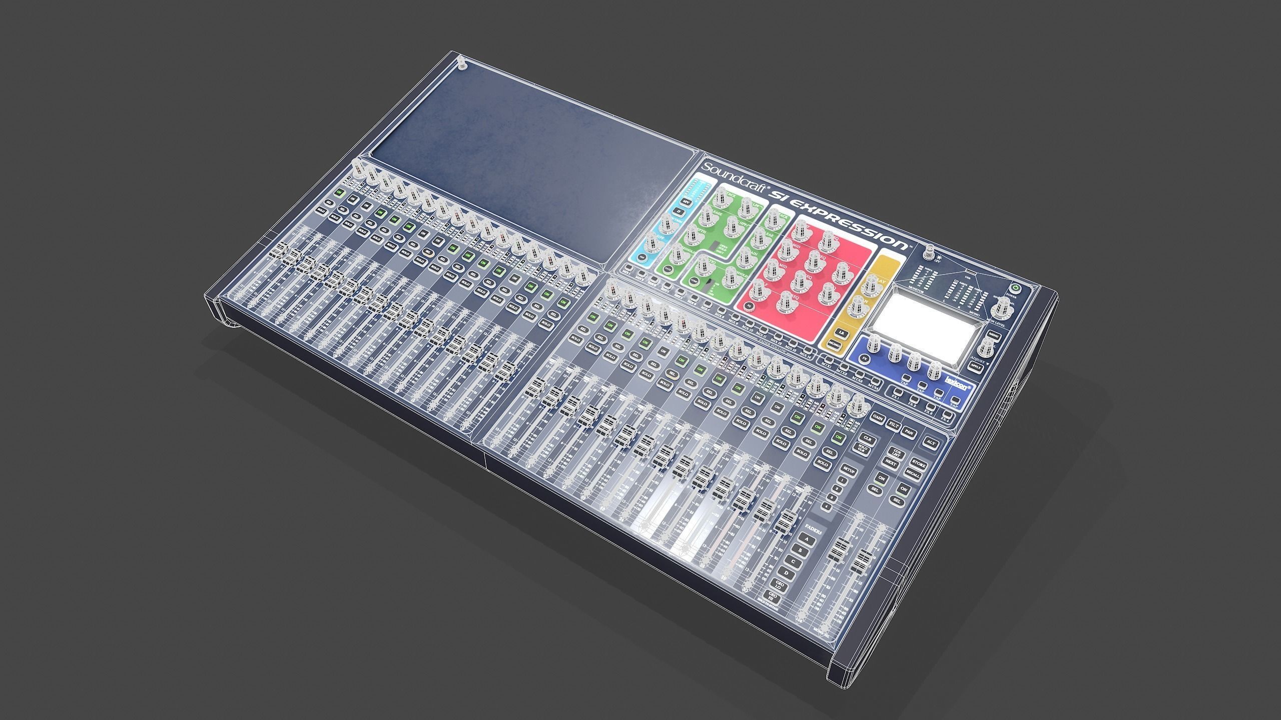SiExpression3 Audio Mixer 3D Model 3D model | CGTrader