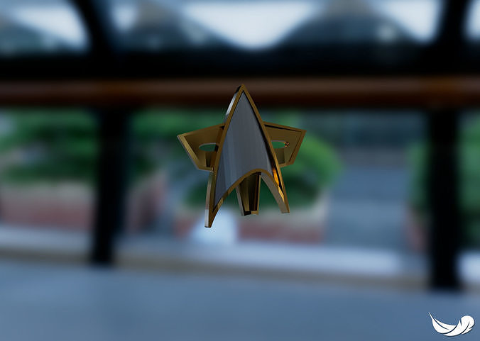 Star Trek Combadge 3D model 3D printable | CGTrader