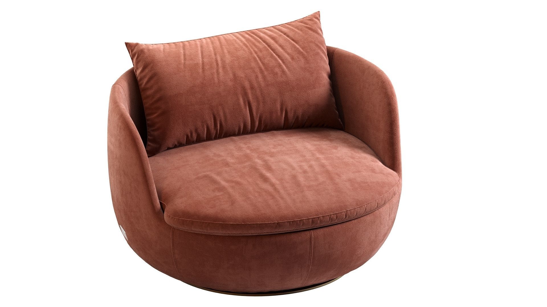 Bart Swivel Lounge Chair 3D model | CGTrader