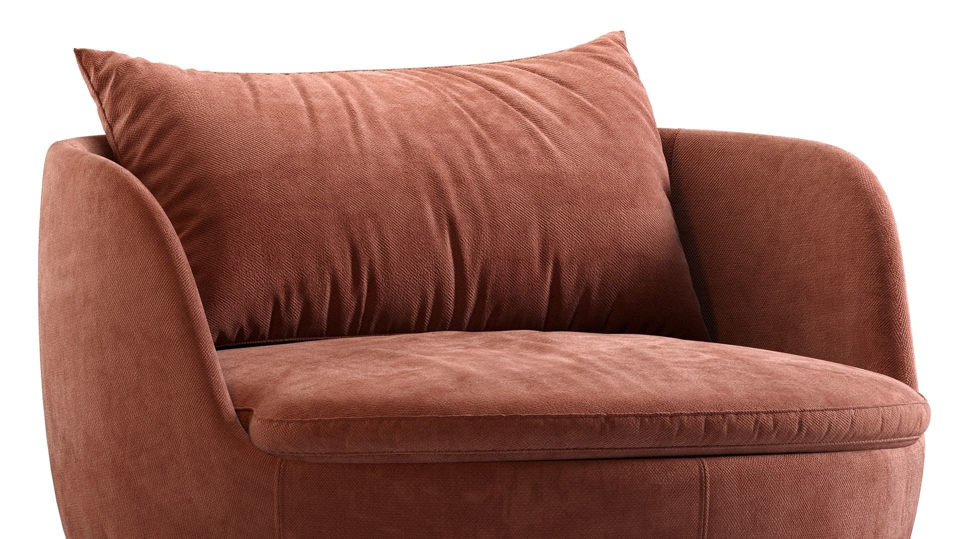 Bart Swivel Lounge Chair 3D model | CGTrader