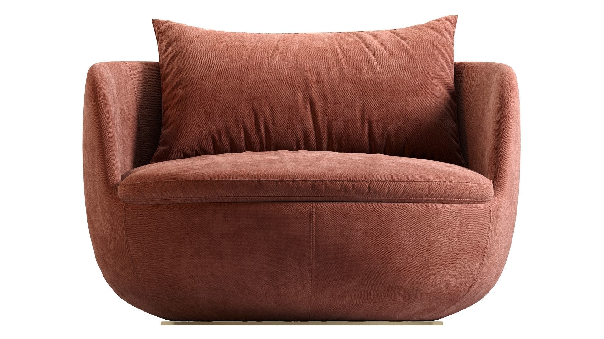 Bart Swivel Lounge Chair 3D model | CGTrader