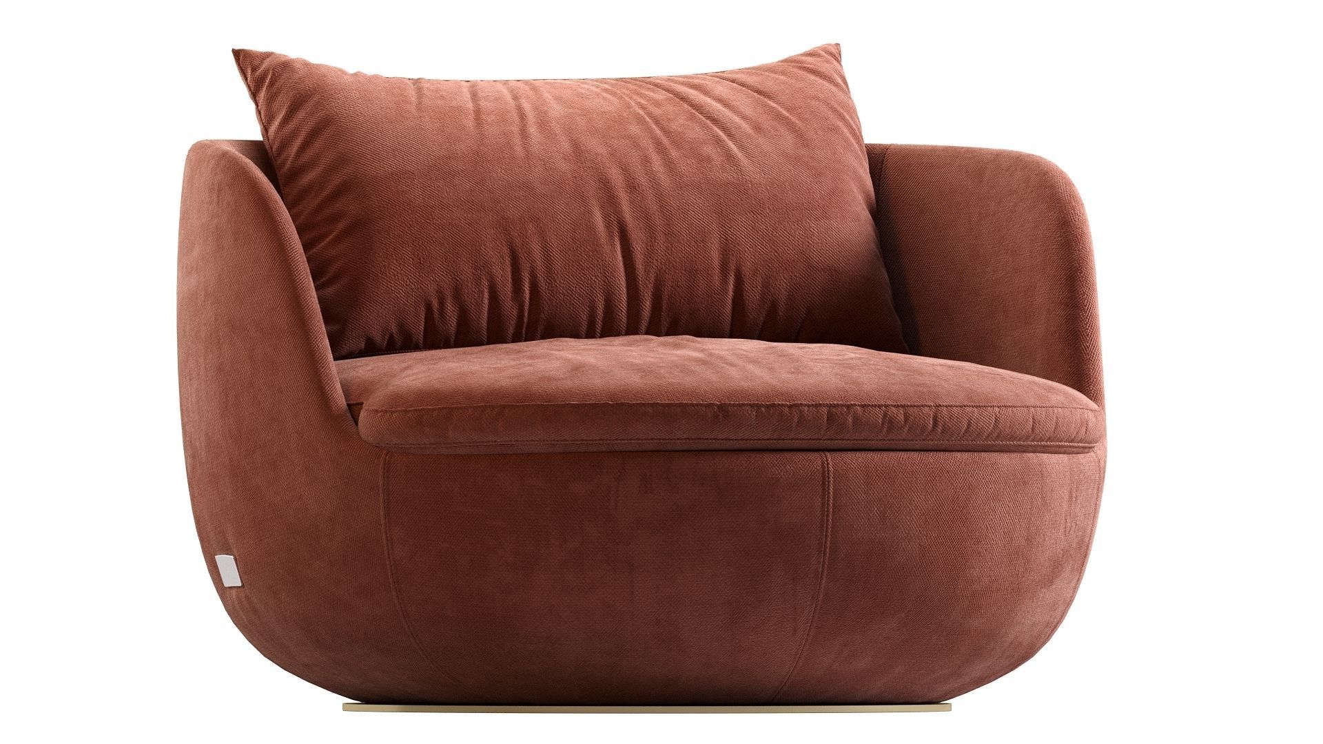 Bart Swivel Lounge Chair 3D model | CGTrader