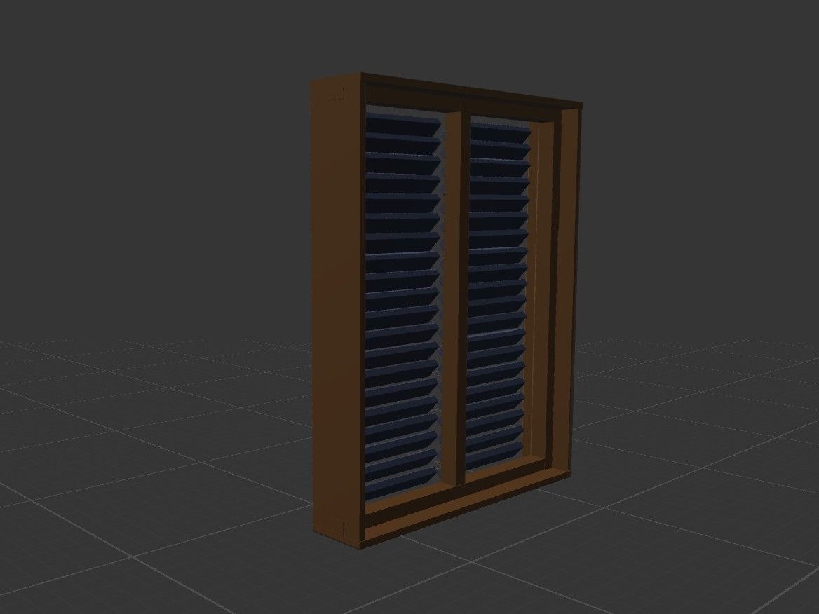 3D model Low poly window VR / AR / low-poly | CGTrader