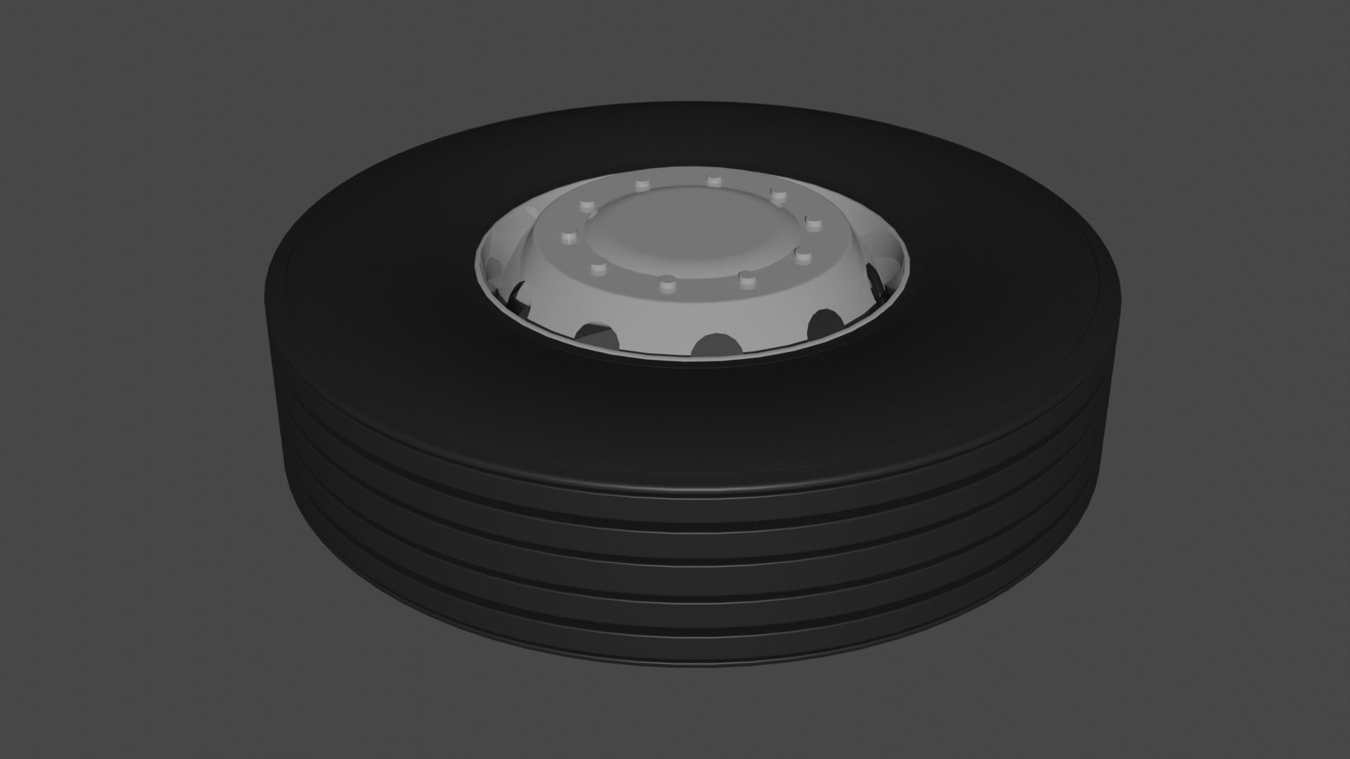 3D model Truck Tire And Wheel VR / AR / low-poly | CGTrader