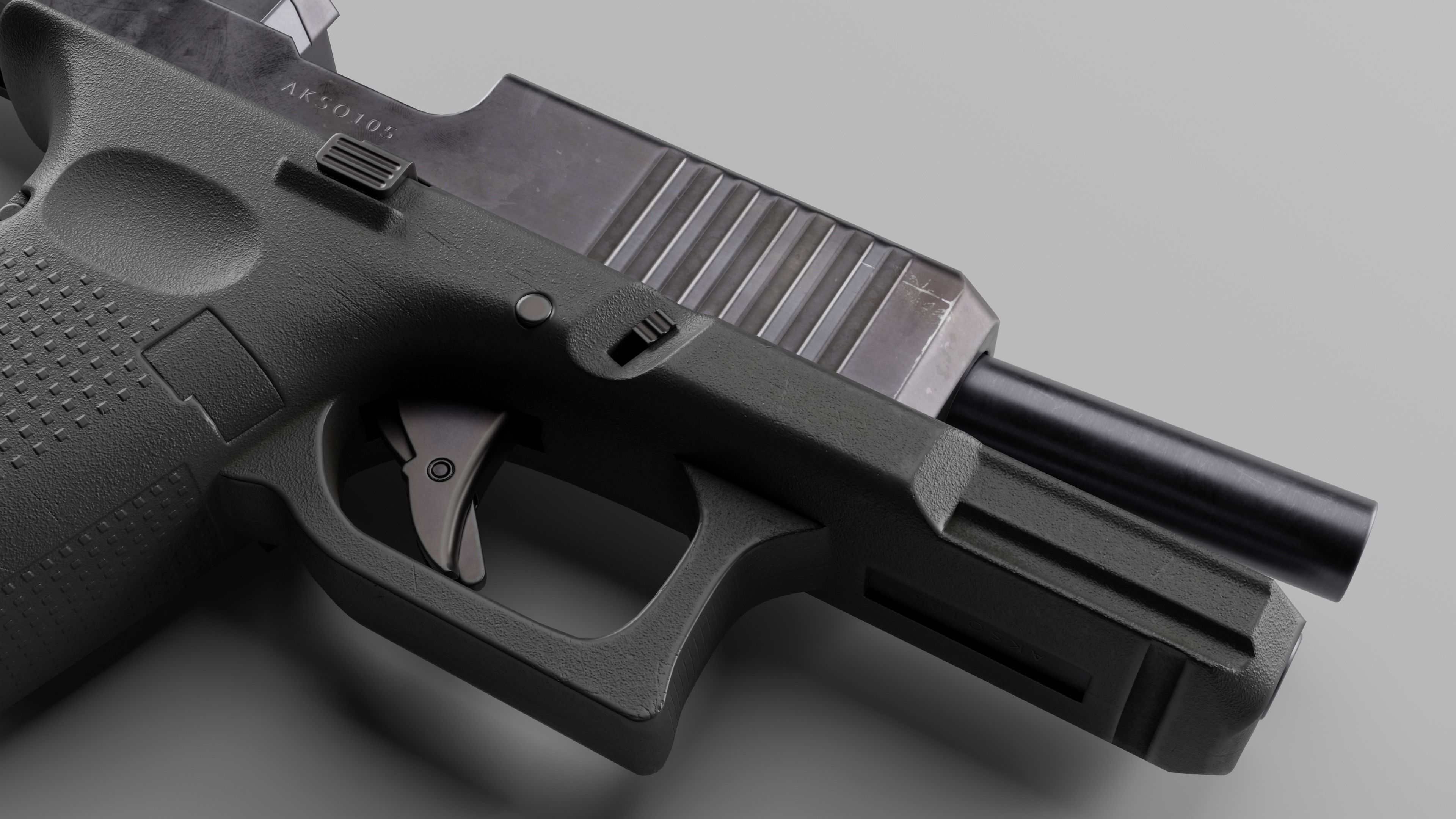 3D model Glock 19 and Textures VR / AR / low-poly | CGTrader