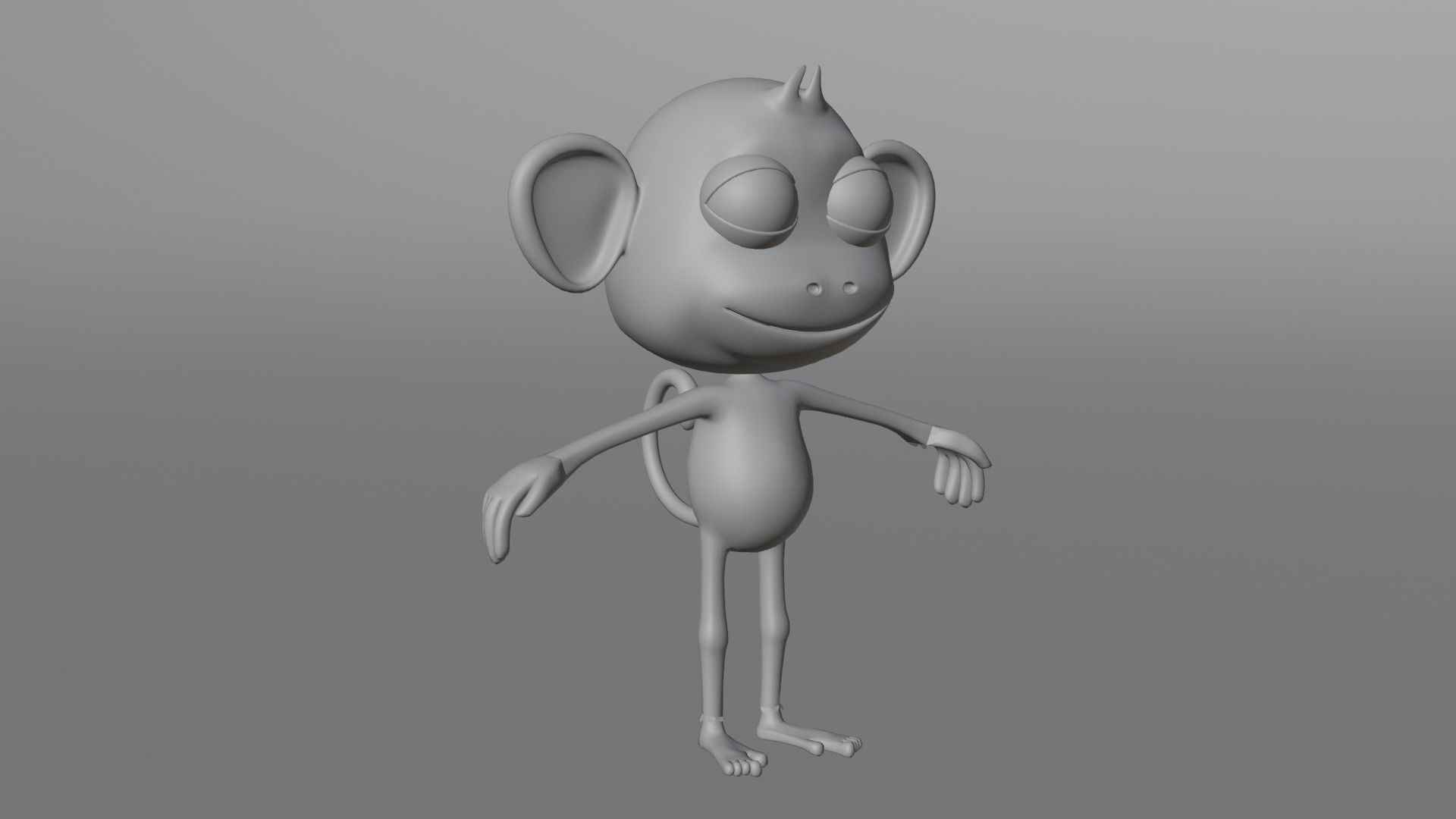 Monito - Chimpi 3D model rigged | CGTrader