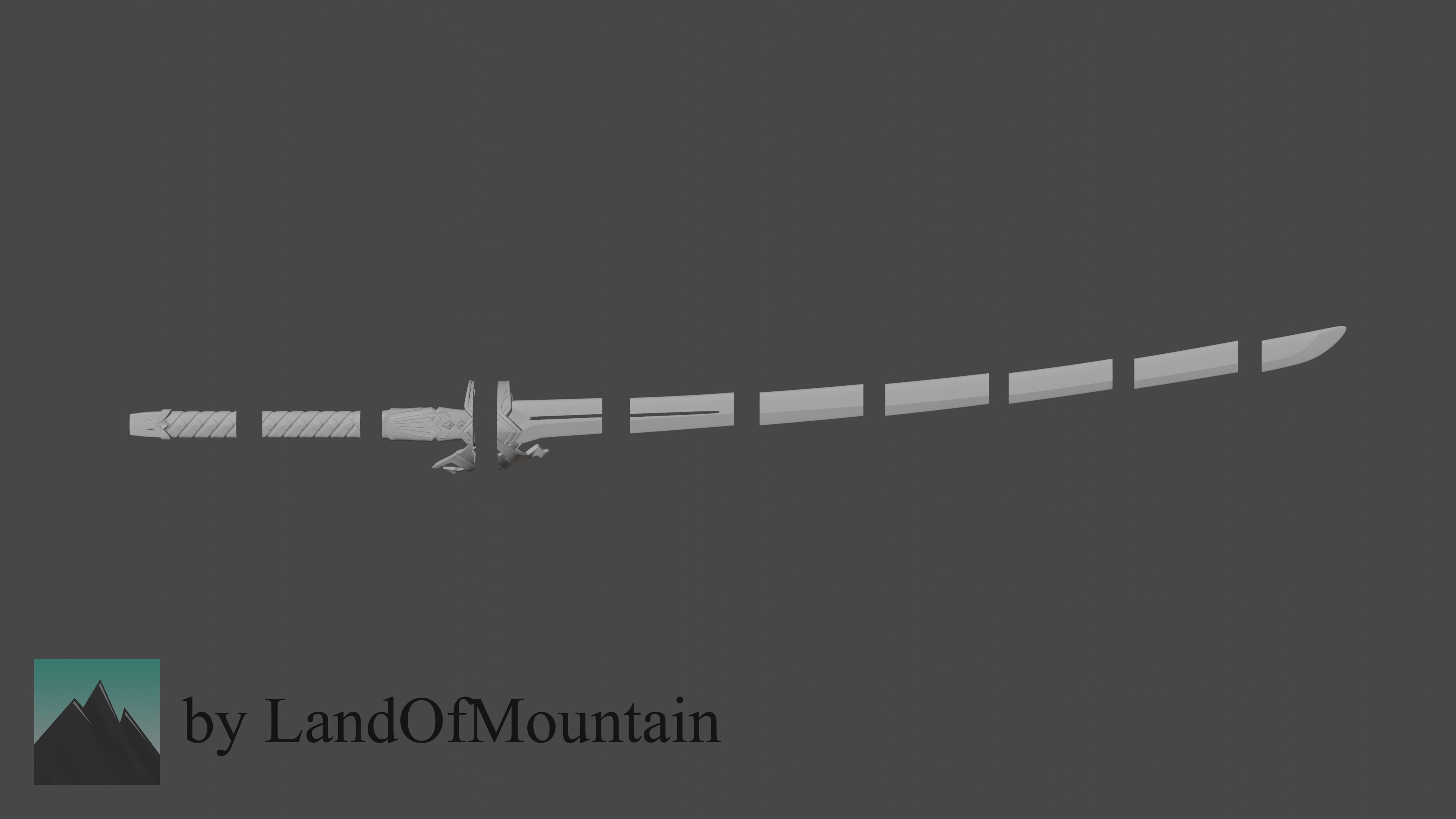 Honkai Star Rail - Kafka Sword 3D model 3D printable | CGTrader