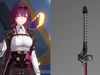 Honkai Star Rail - Kafka Sword 3D model 3D printable | CGTrader