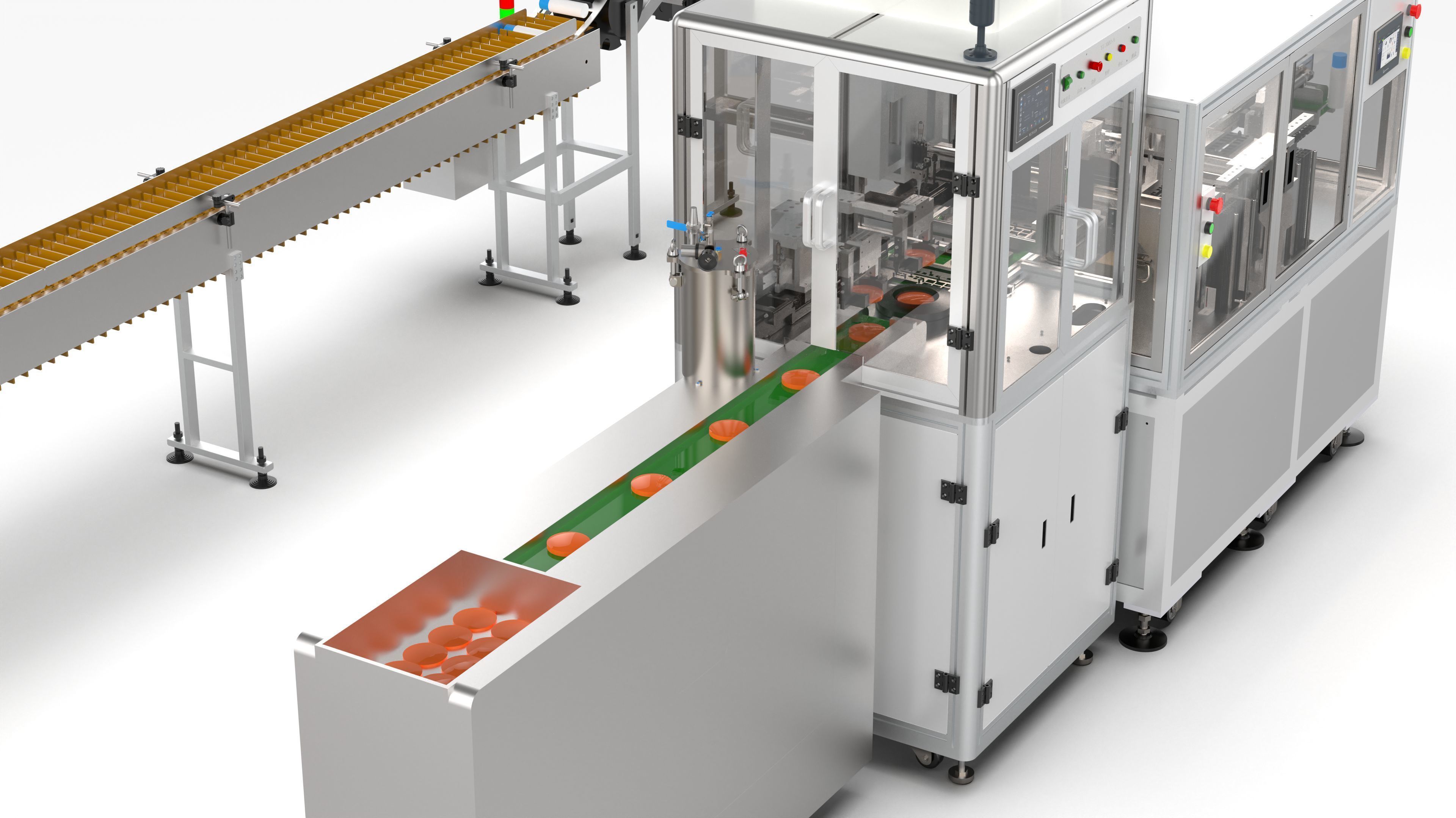 Automatic Candy Processing and Packaging Line 3D model | CGTrader