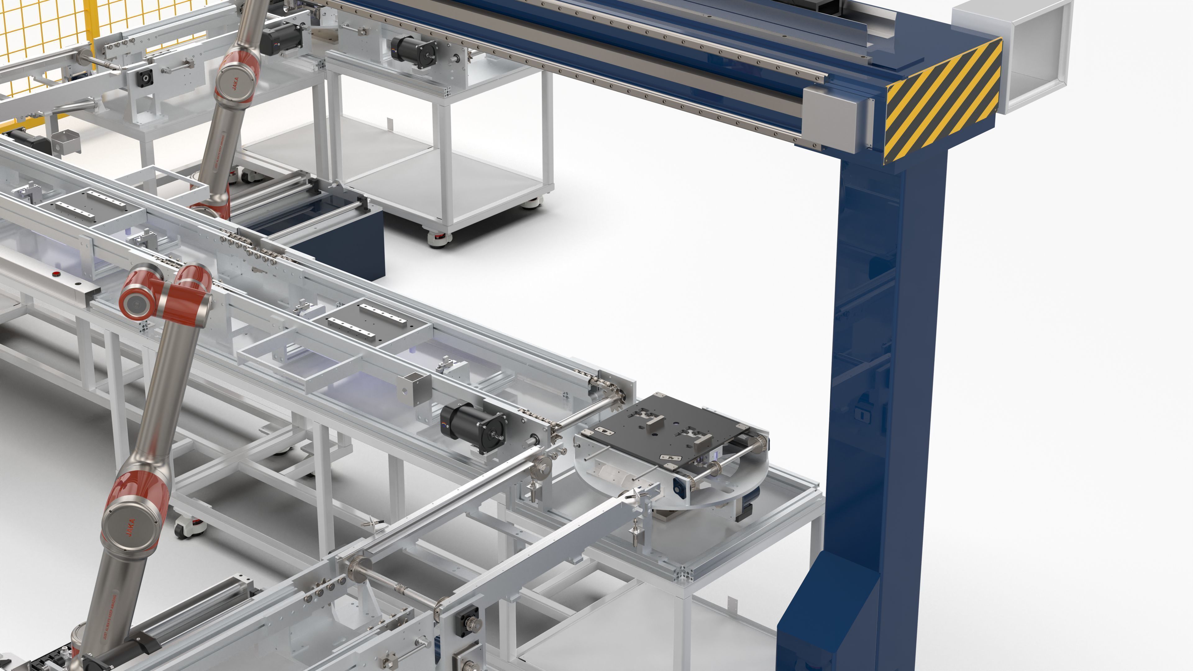 Automatic Conveyor Assembly Line 3D model | CGTrader