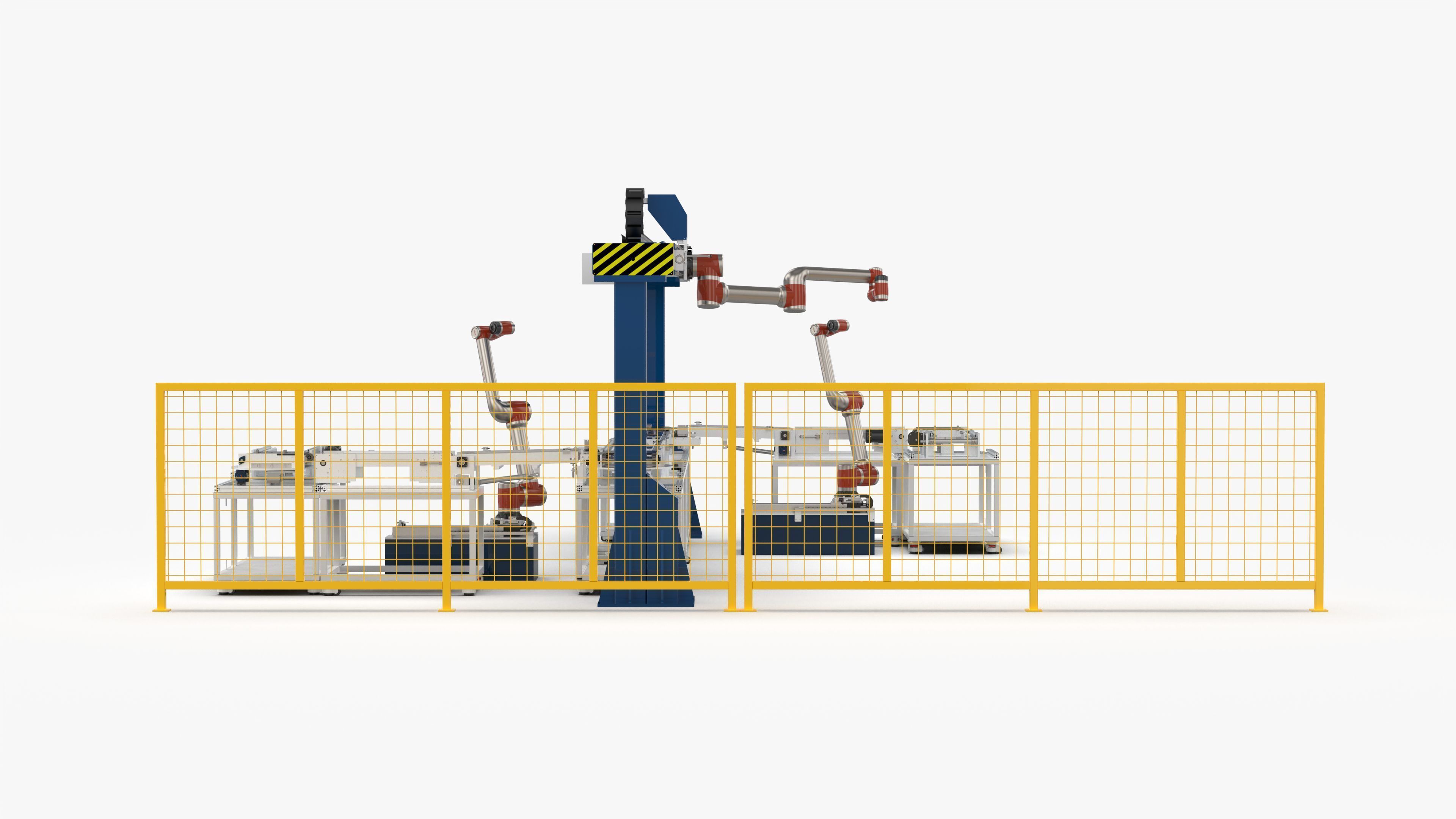 Automatic Conveyor Assembly Line 3D model | CGTrader