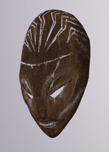 3D model Alien Oracle Mask VR / AR / low-poly | CGTrader