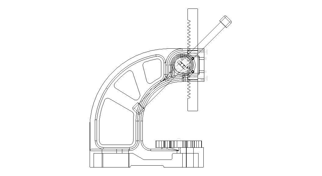 Manual Arbor Press 05 Ton Pressure 3D model rigged | CGTrader
