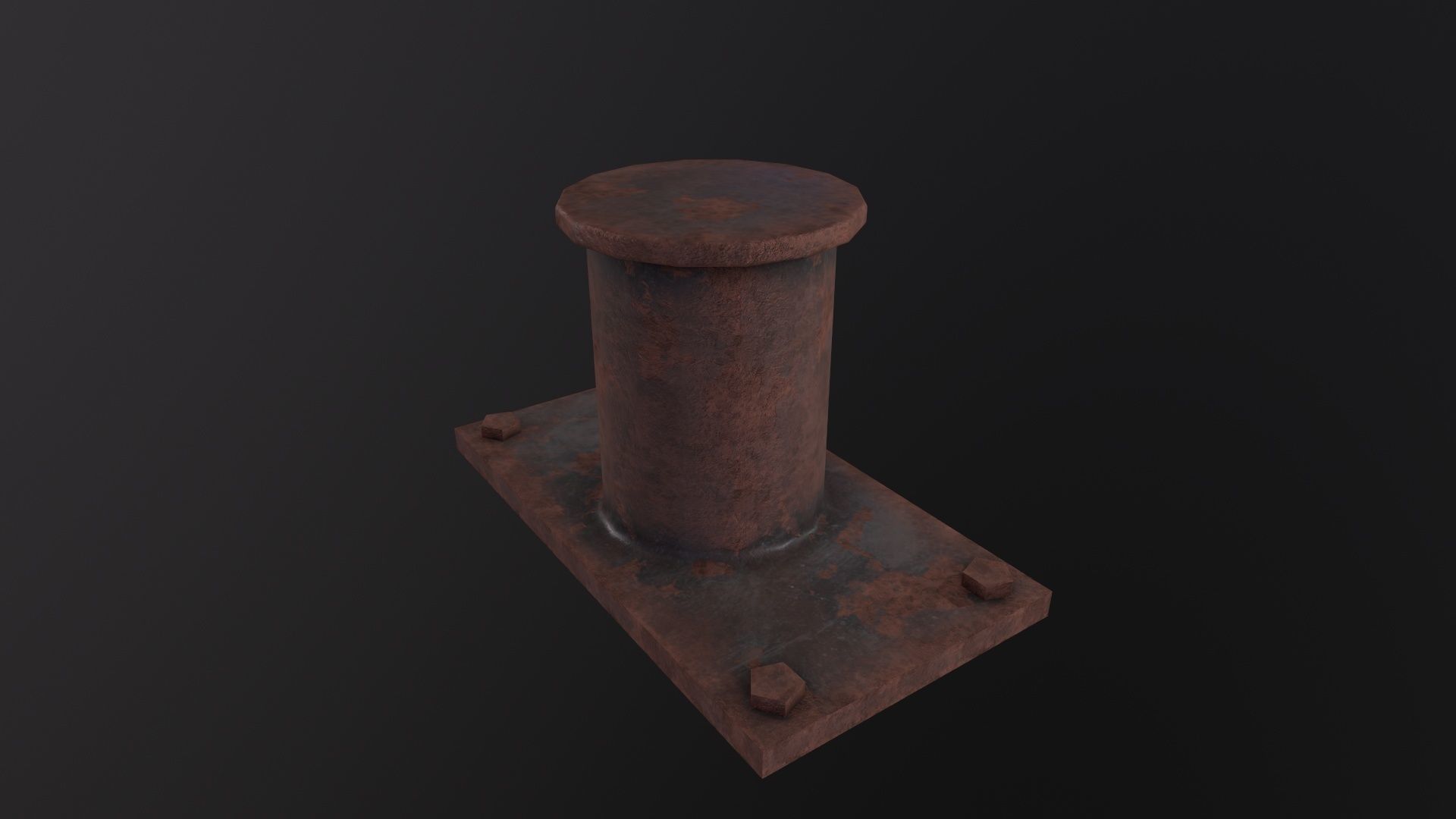 3D model Sea bollard 3D Model VR / AR / low-poly | CGTrader