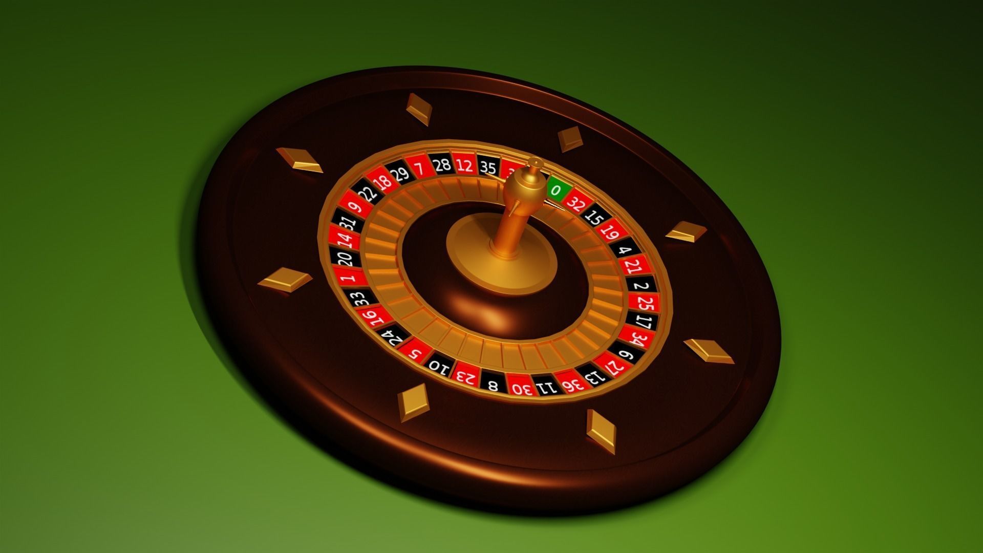 3D model Casino Roulette Spin VR / AR / low-poly | CGTrader