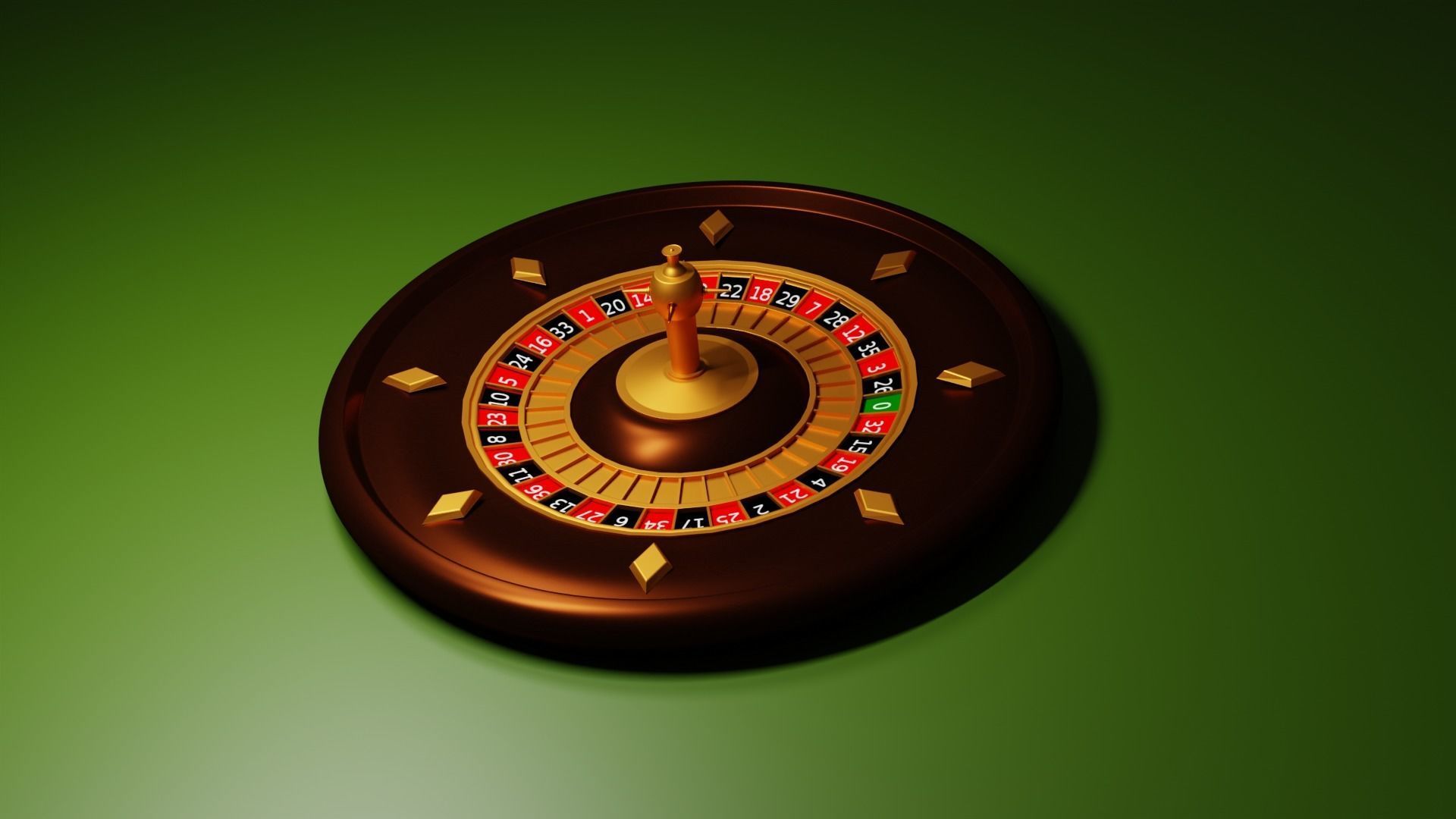 3D model Casino Roulette Spin VR / AR / low-poly | CGTrader