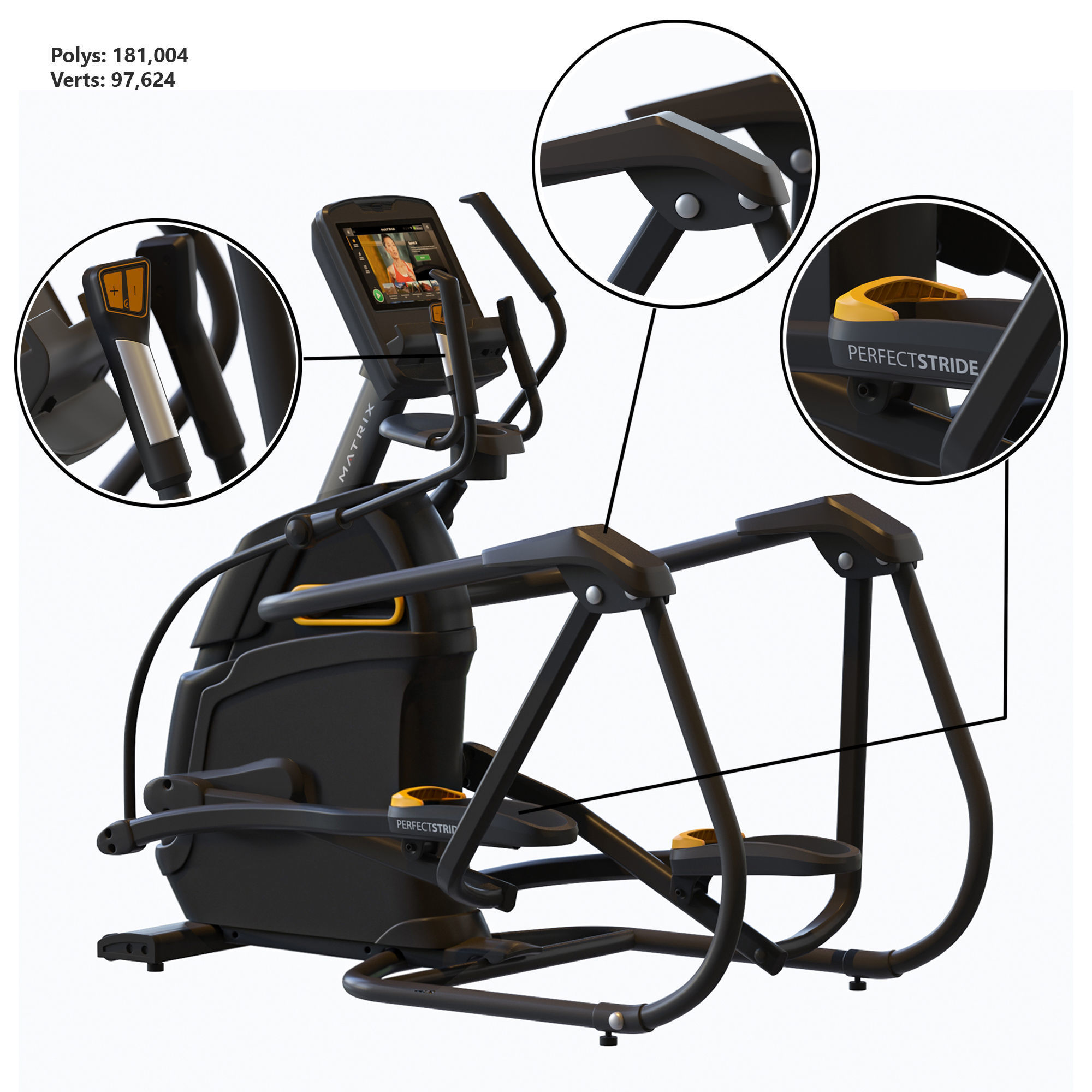 Matrix Gym Equipment 3D model | CGTrader