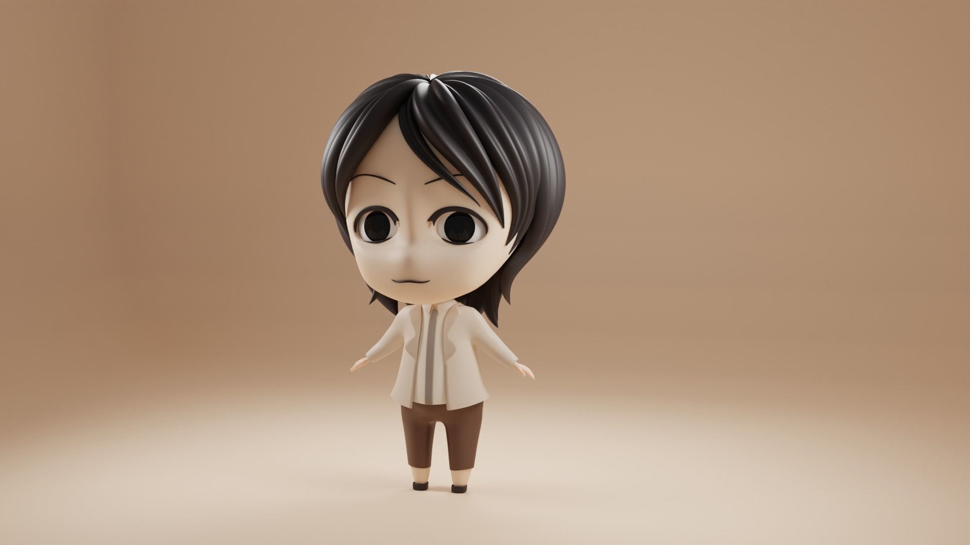 3D model Chibi Model of girl VR / AR / low-poly | CGTrader