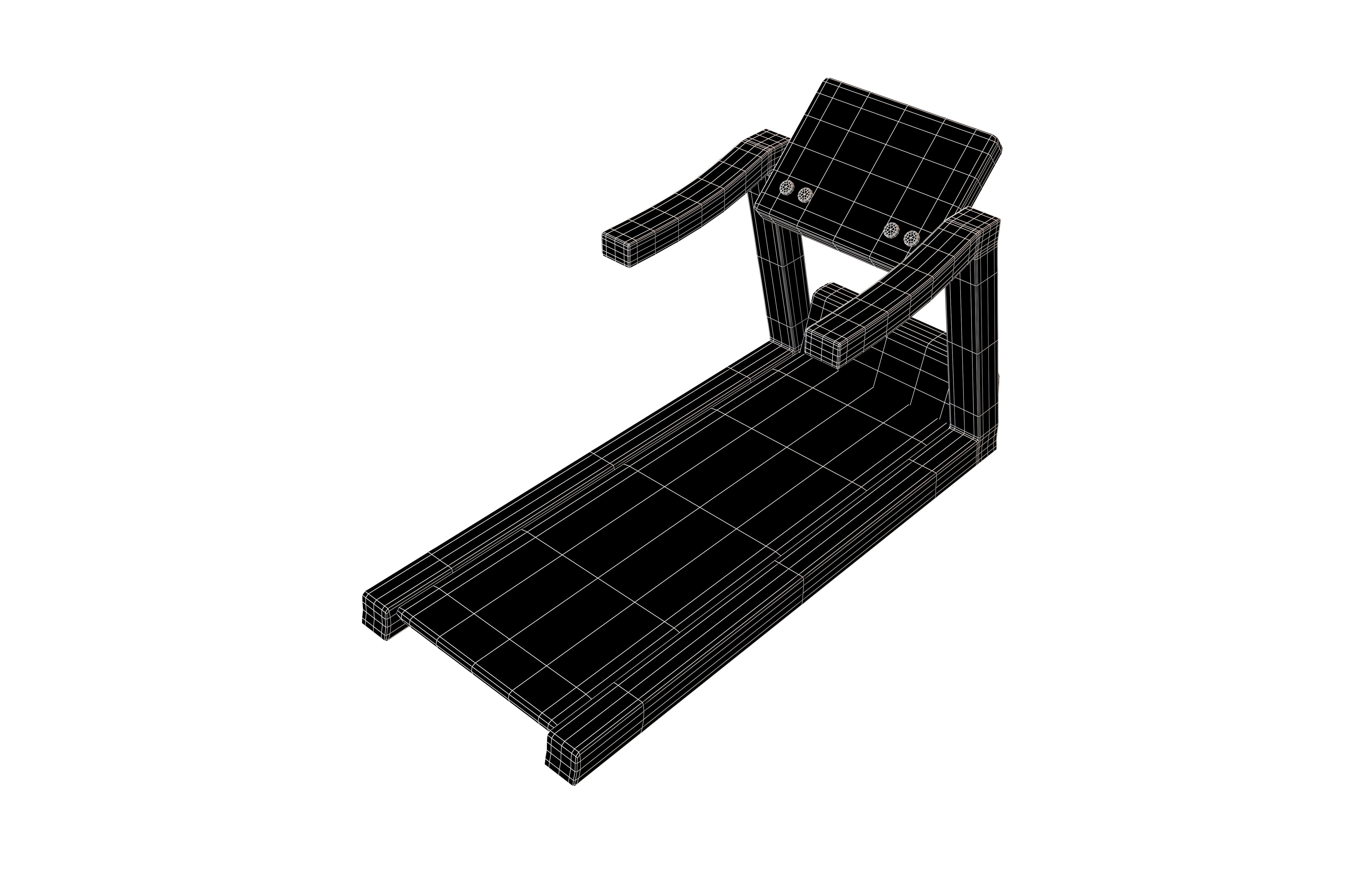 3D model Cartoon Treadmill v1 001 VR / AR / low-poly | CGTrader