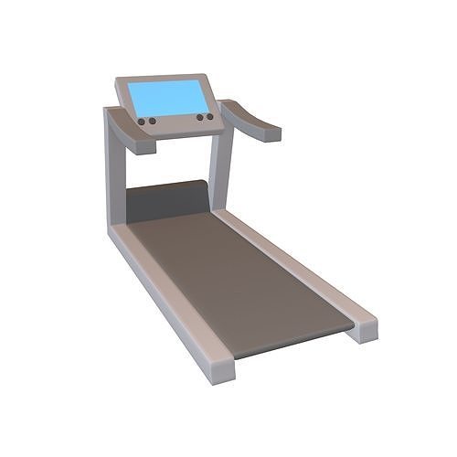 3D model Cartoon Treadmill v1 001 VR / AR / low-poly | CGTrader