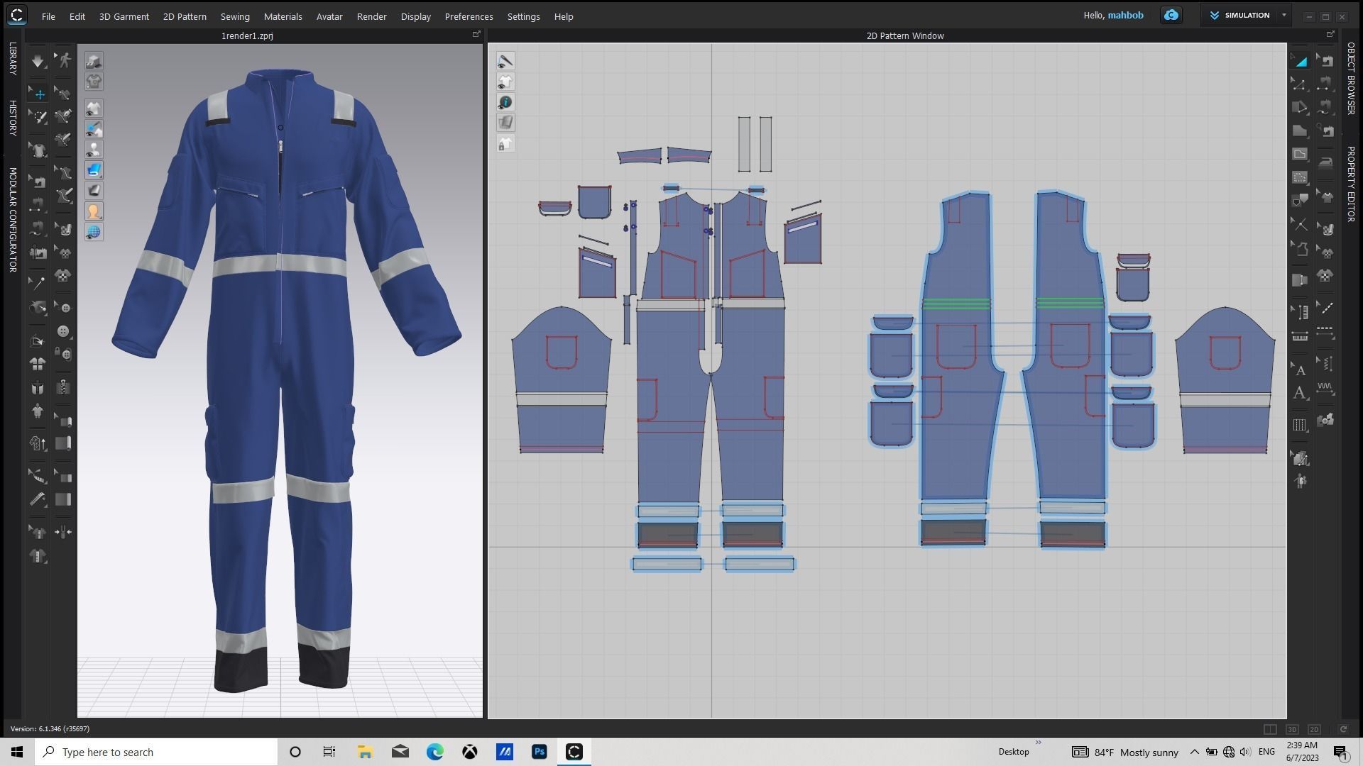 3 safetywear CLO3D fbx obg 3D model | CGTrader