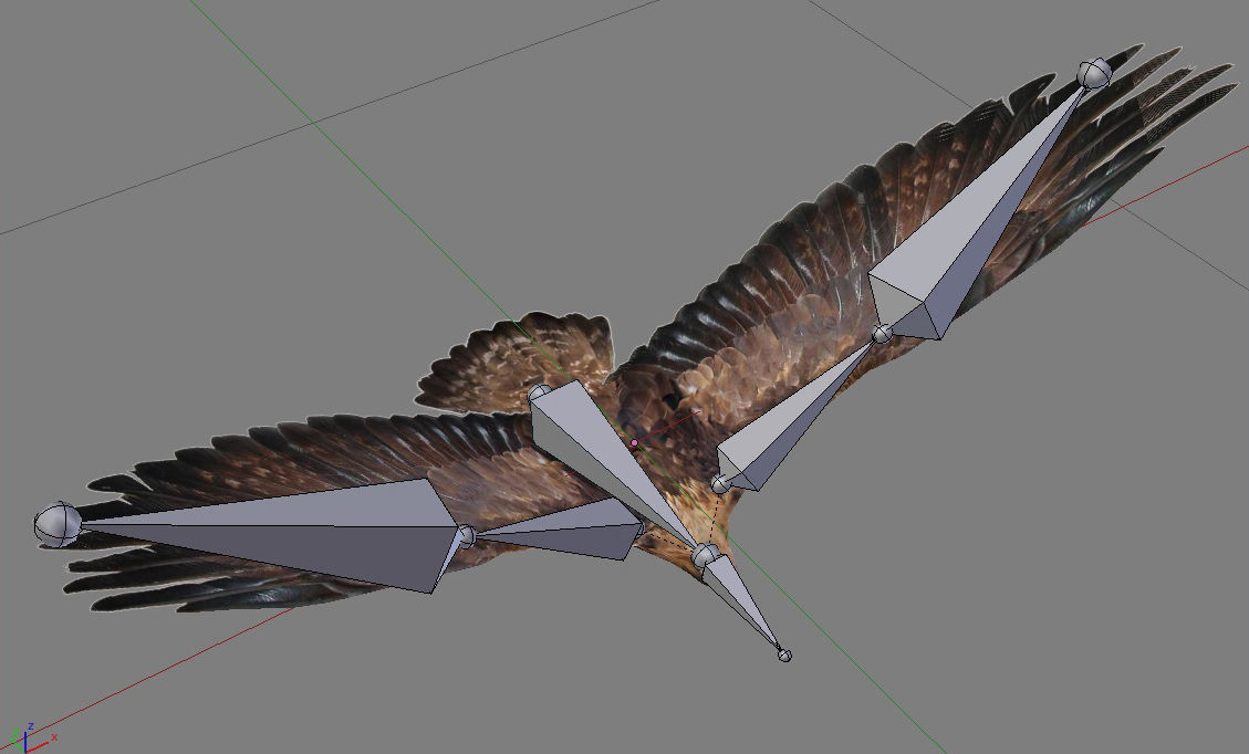 3D model Low poly animated eagle VR / AR / low-poly | CGTrader