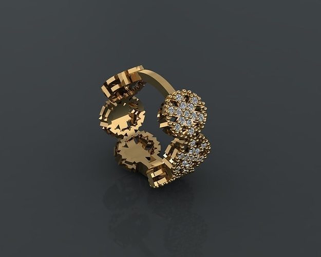 Earrings 3D model 3D printable | CGTrader