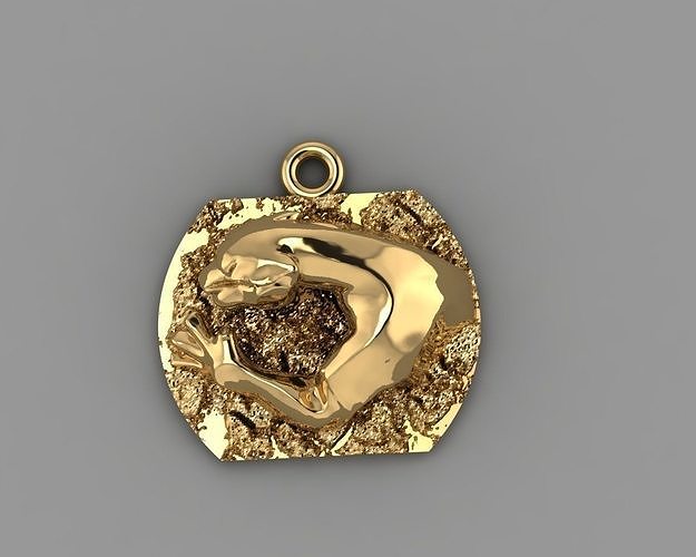 Penther Pendant 3D model 3D printable | CGTrader