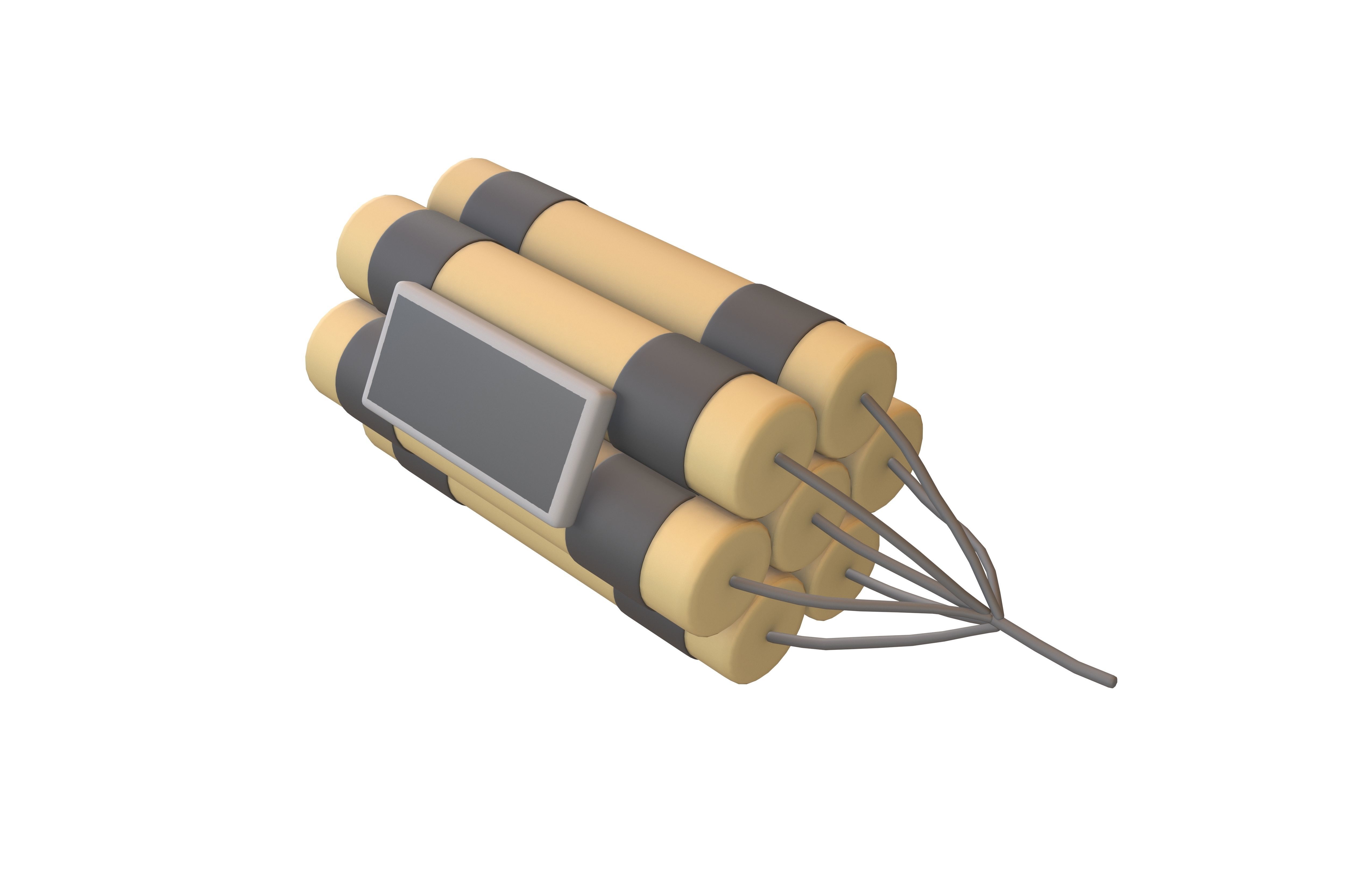 3D model Time Bomb Icon v1 002 VR / AR / low-poly | CGTrader