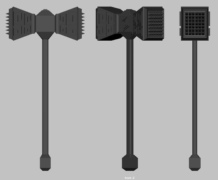 Minotaur Hammer free 3D model | CGTrader