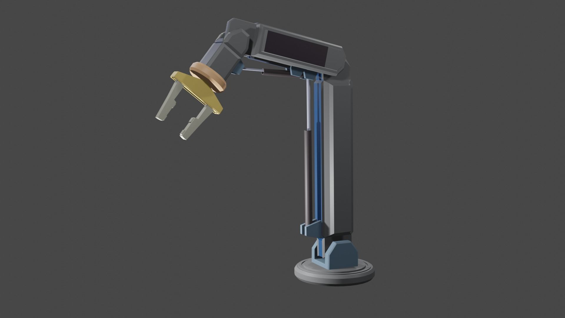 industrial robot arm 3D model animated | CGTrader