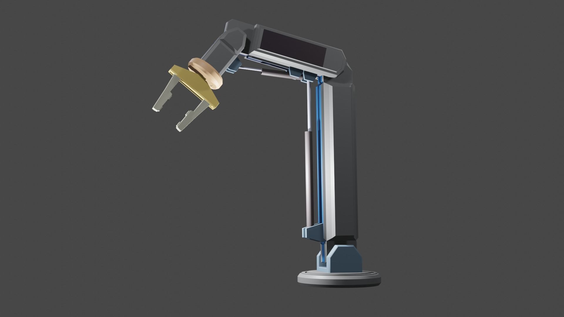 industrial robot arm 3D model animated | CGTrader