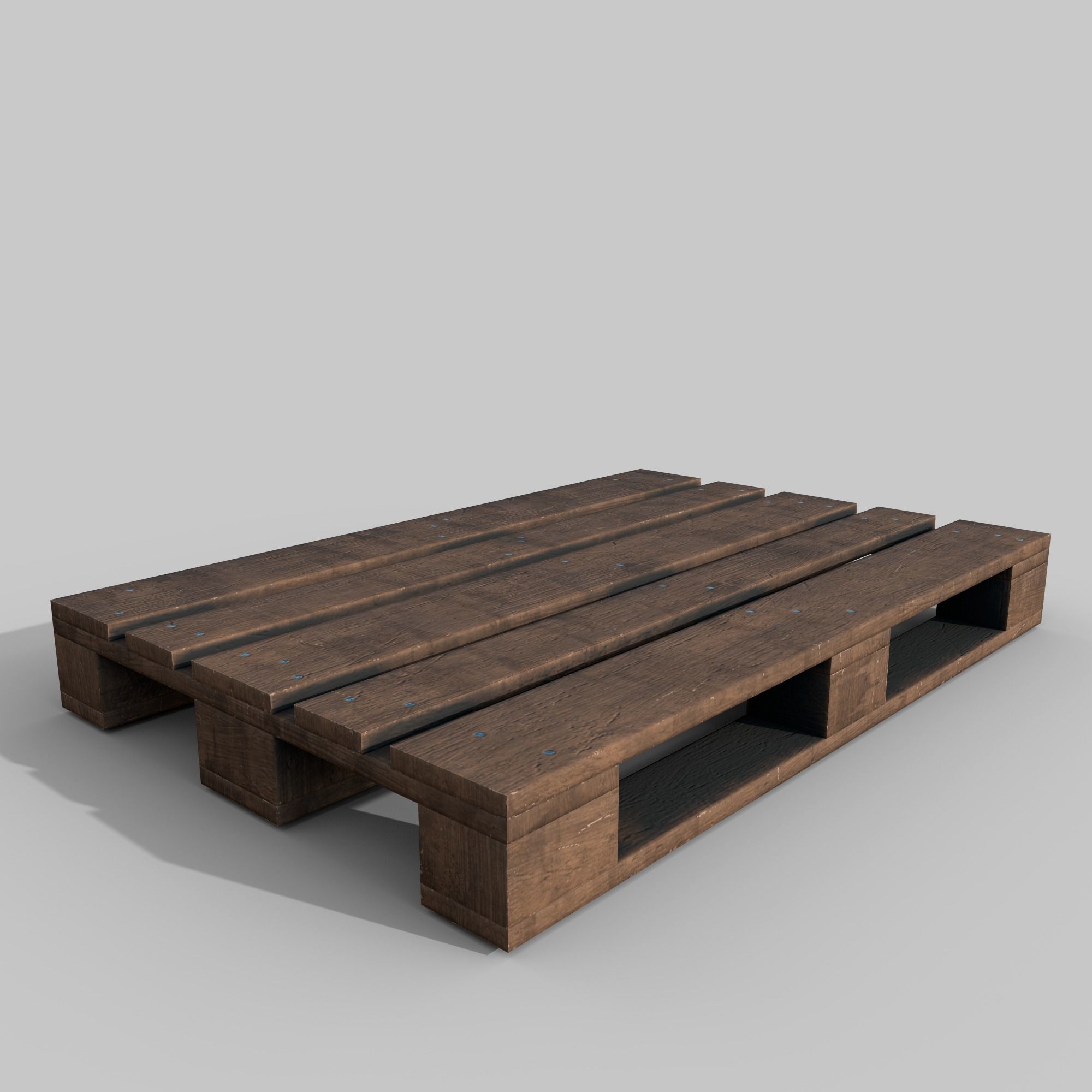 3D model Wooden pallet VR / AR / low-poly | CGTrader