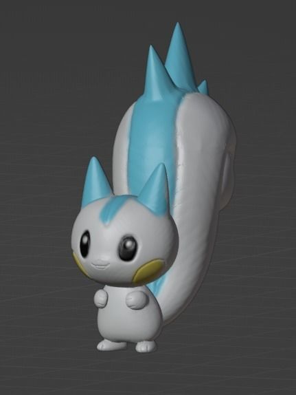 Pachirisu 3D model 3D printable | CGTrader