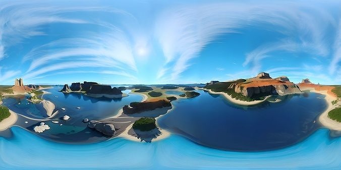 HDR-scenic the azure sky stretched endlessly skybox 3D model | CGTrader