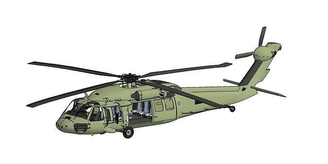 MH60J Black Hawk MODEL REVIT 2023 3D model 3D printable | CGTrader