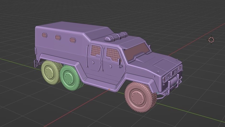 Police APC 3D model | CGTrader