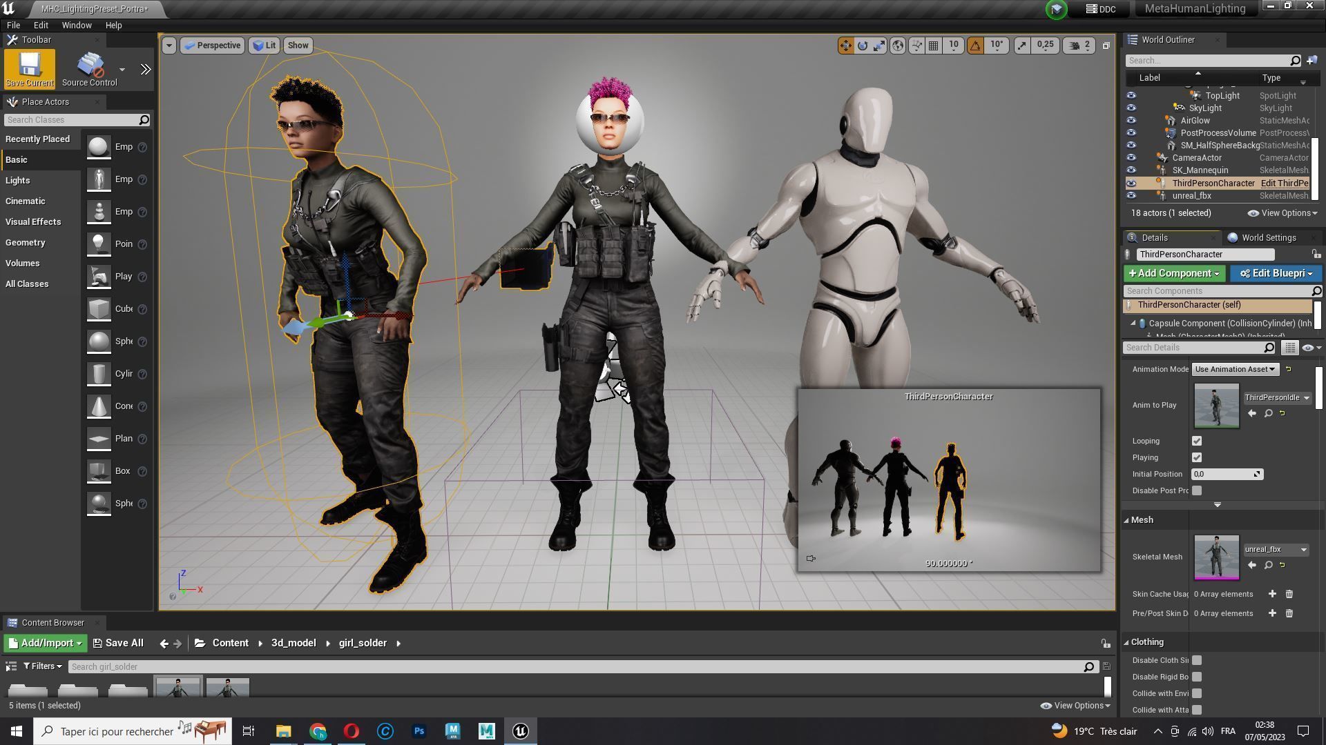 3D model Raven Steele -Warrior Queen of the Frontlin VR / AR / low-poly | CGTrader